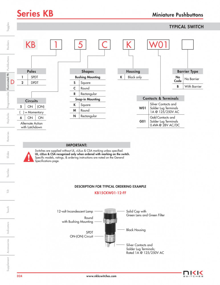 KB series datasheet page 3