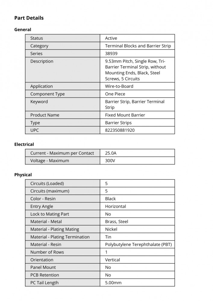 Product document preview, page 2