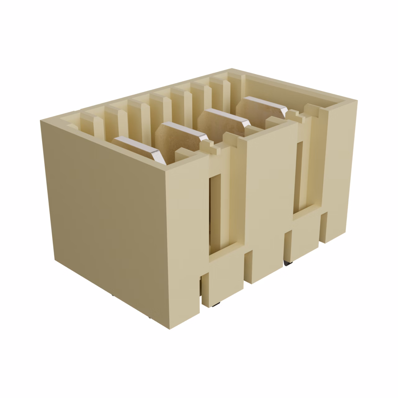 Appli-Mate RAST 5 Header, Vertical, 4 Circuits, Tin (Sn) Plating, All Position & Code Keys, Latches Between Circuits 1 & 2 and 3 & 4, PCB Polarization A, Glow-Wire Capable for sale