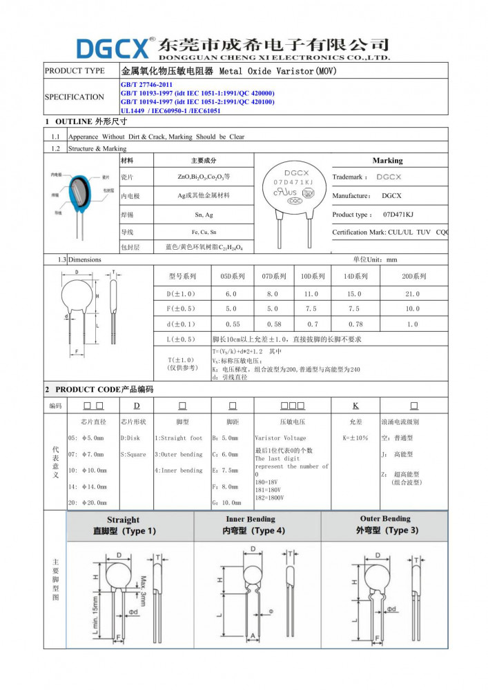 DGCX07D471KJB03 datasheet page 4