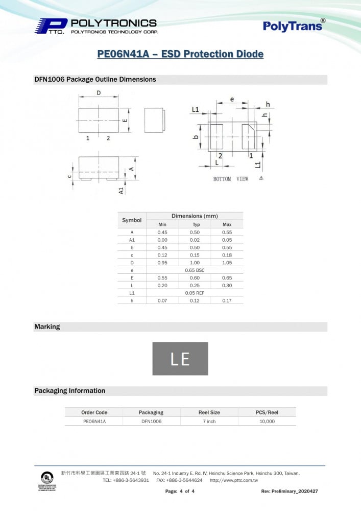 PE06N41A datasheet page 4
