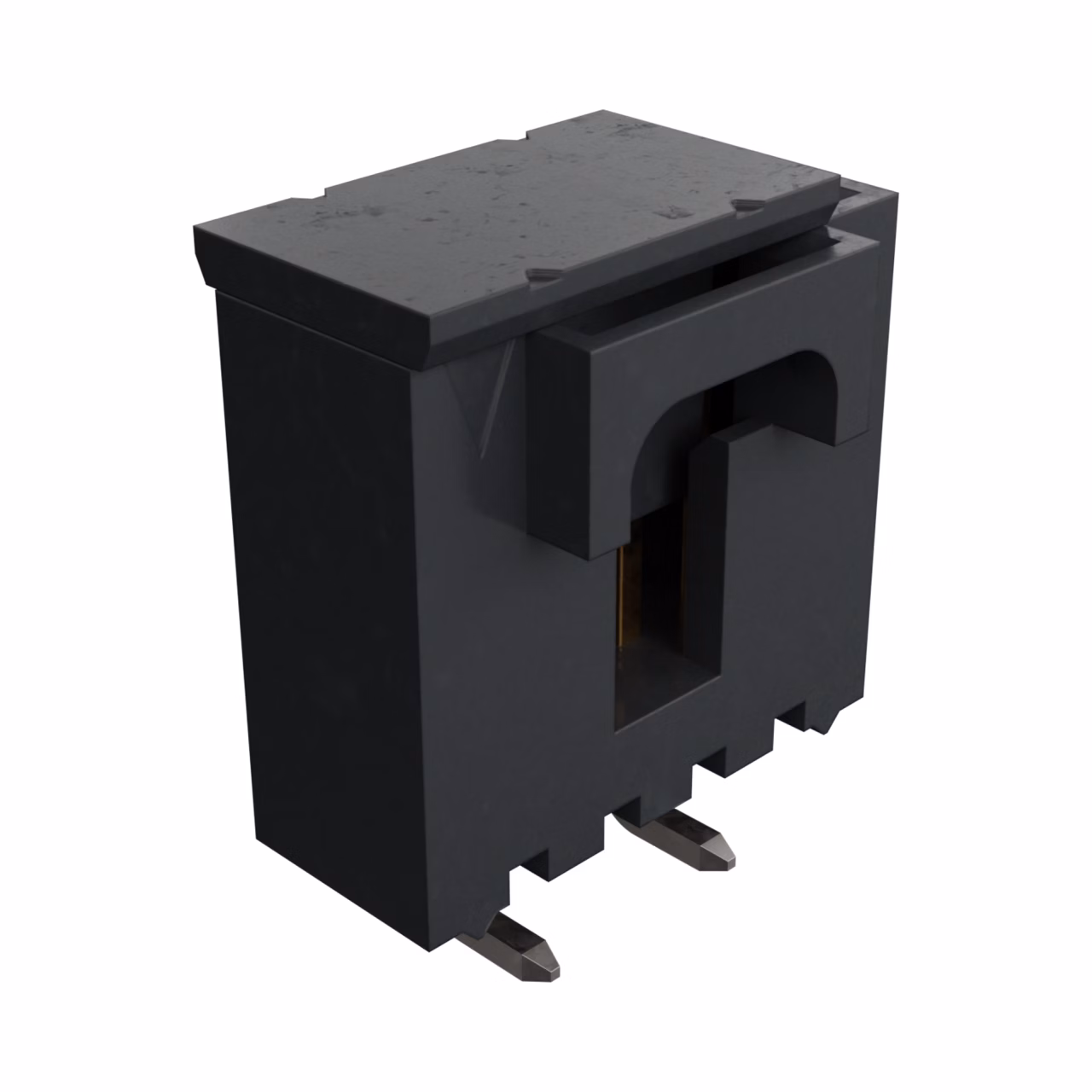 SL Wire-to-Board Header, Surface Mount, Single Row, Vertical, 4 Circuits, 0.38µm Gold (Au) Selective Plating, Tape and Reel, with Pick-and-Place Cap for sale
