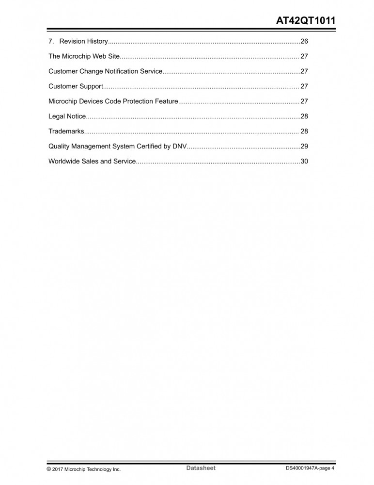 AT42QT1011 datasheet page 4