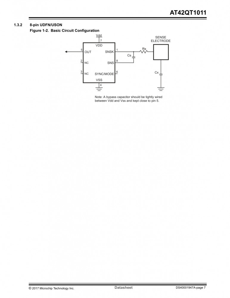 AT42QT1011 datasheet page 7