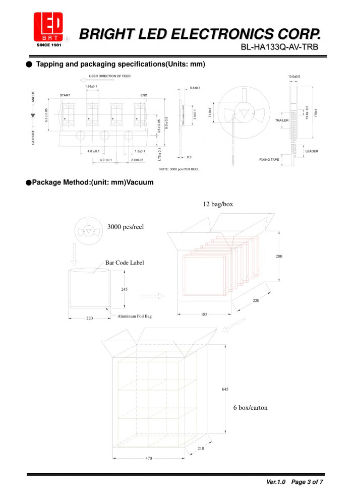 BL-HA133Q-AV-TRB datasheet page 3