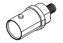 BNC Jack, Straight, PCB Receptacle, Through Hole, Brass Body, Nickel (Ni) Plated, 16.65mm Height, Tray, 50 Ohms