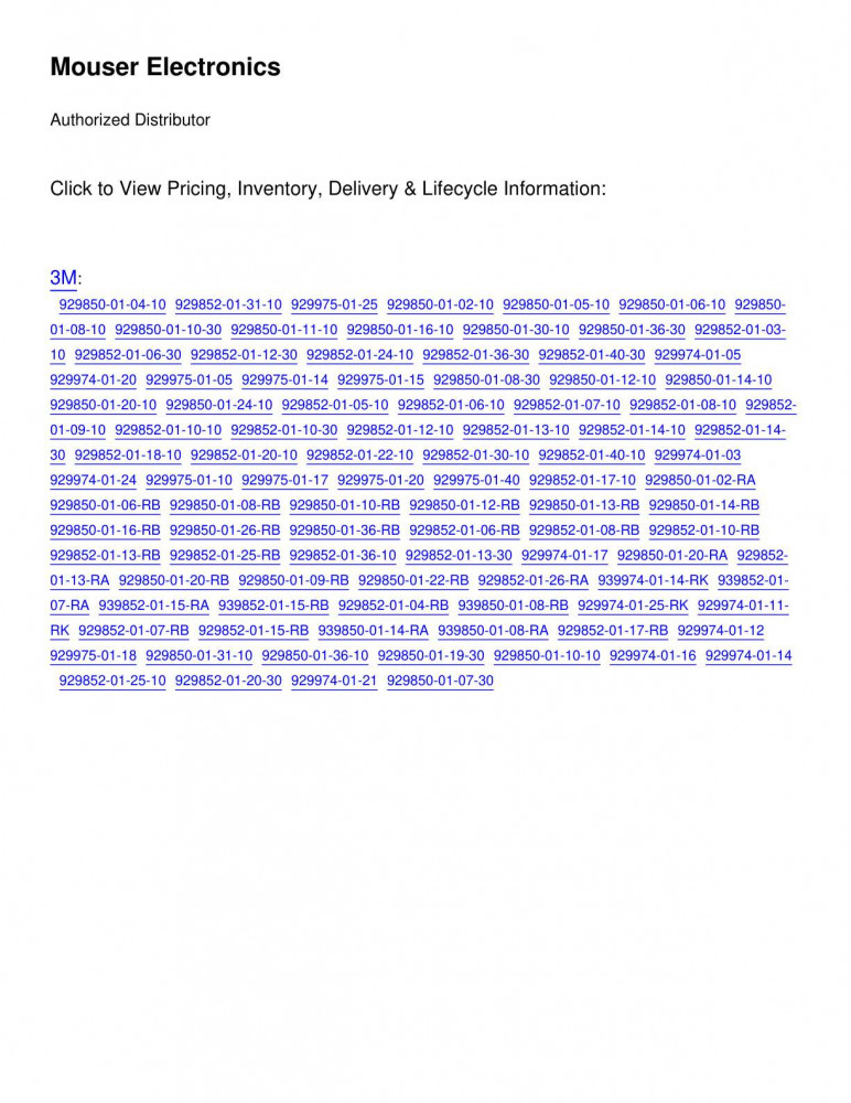 3M 929 Series datasheet page 4