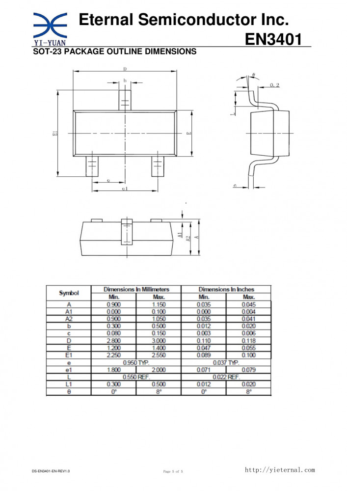 EN3401 datasheet page 5