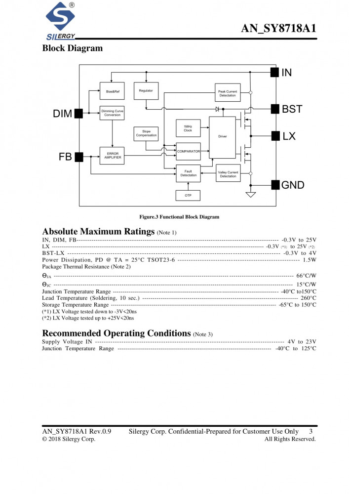 SY8718A1ADC datasheet page 3