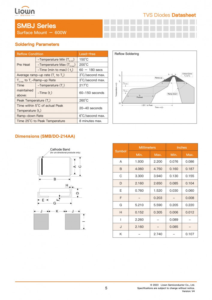 SMBJ series datasheet page 5