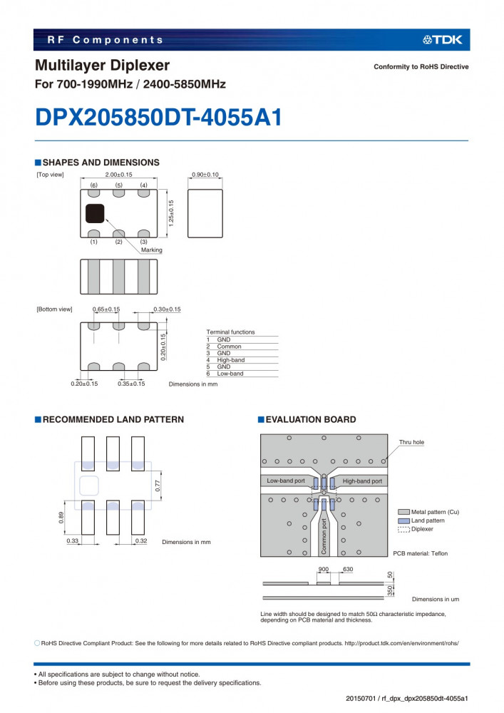DPX205850DT-4055A1 documentation page 2