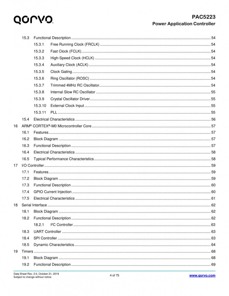 PAC5223QM datasheet page 4