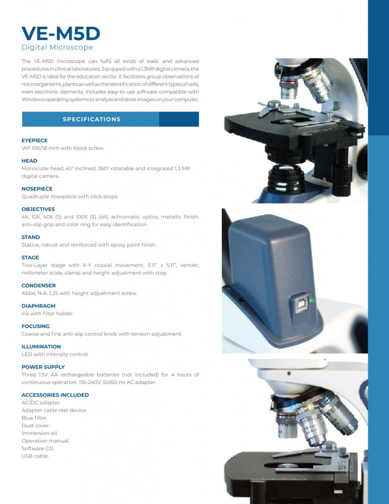 VE-M5D product document image, page 2