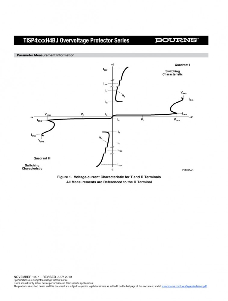 TISP4xxxH4BJ datasheet page 4