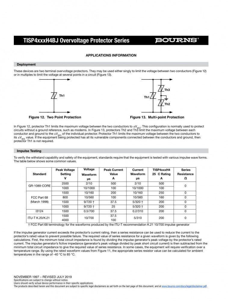TISP4xxxH4BJ datasheet page 8