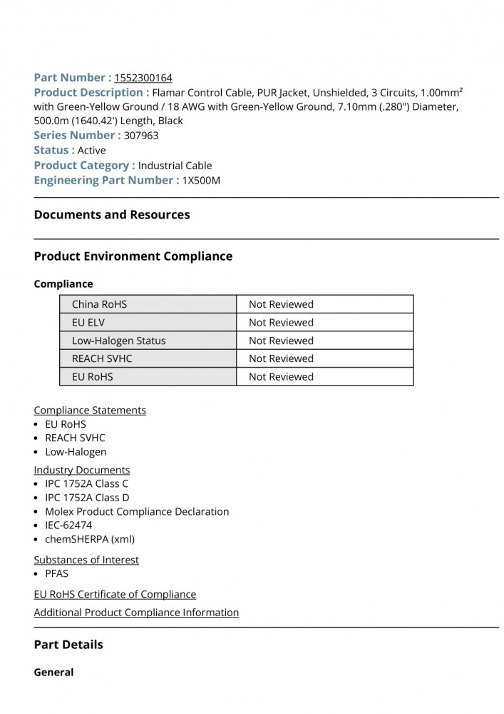 Product document page 1