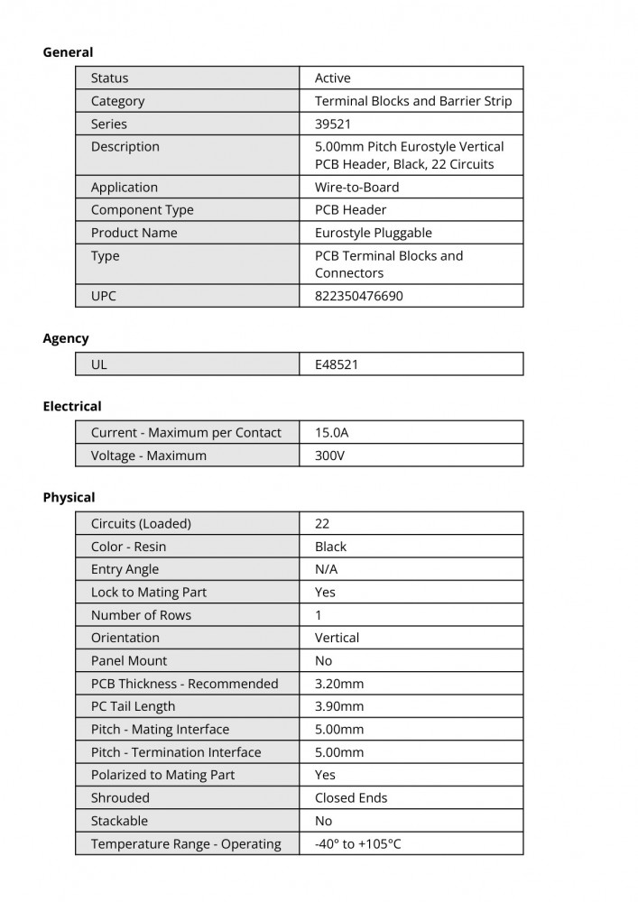 Product document preview, page 2
