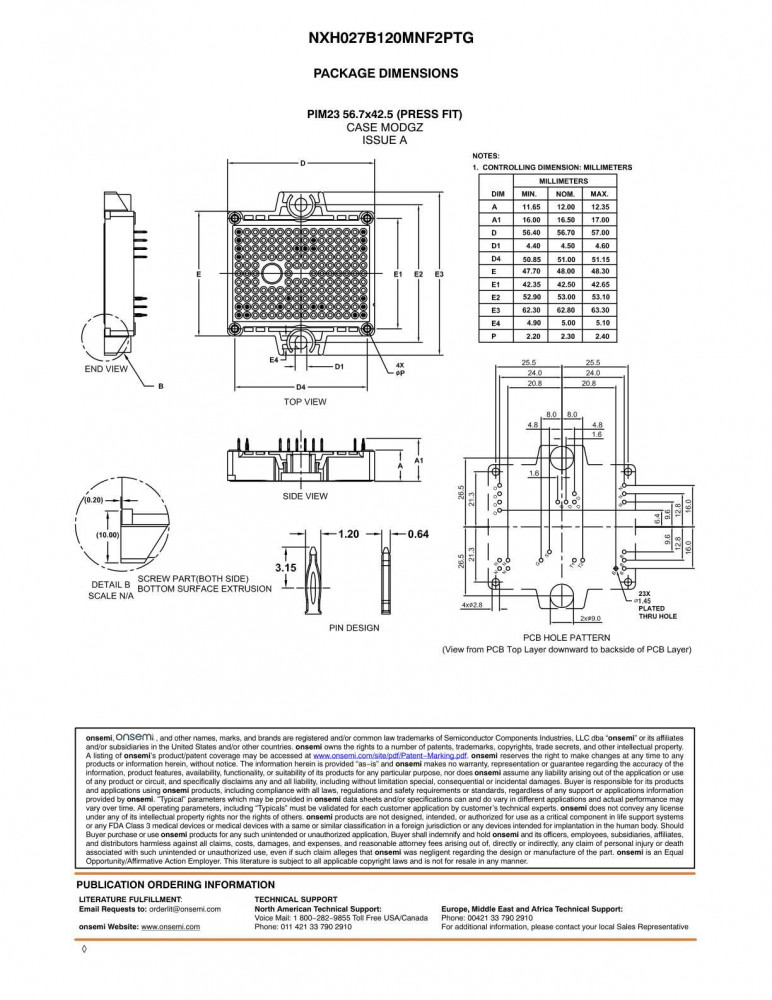NXH027B120MNF2PTG datasheet page 10