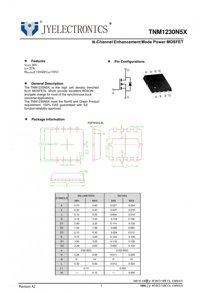 TNM1230N5X datasheet page 1