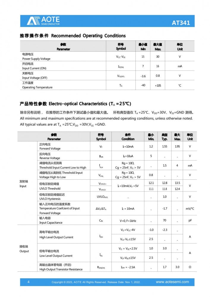 AT341 datasheet page 5