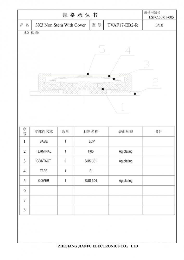 TVAF17-EB2-R specification page 4