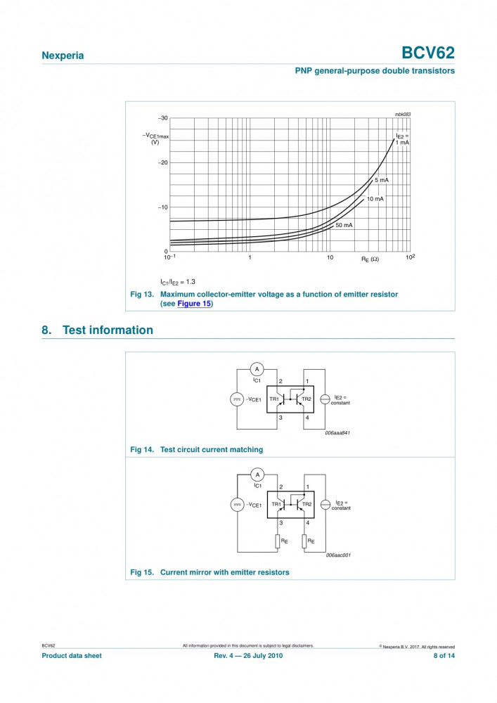 BCV62B datasheet page 8