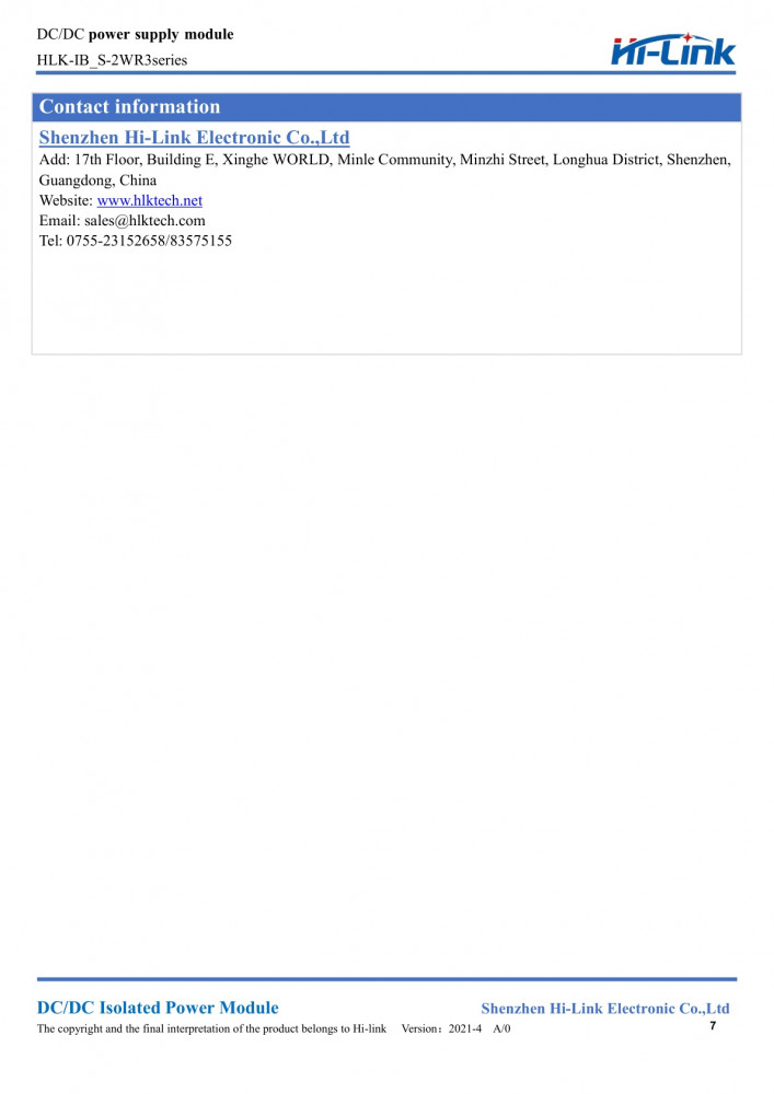 IB0305S-2WR3 datasheet page 7