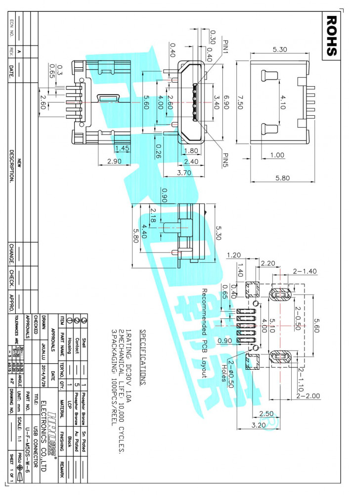 U-F-M5DS-W-6 product document preview