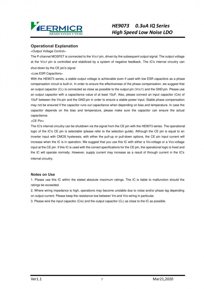 HE9073 datasheet page 7