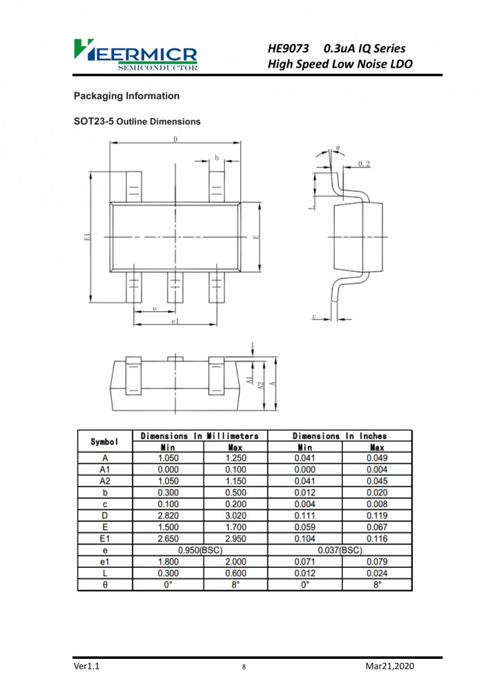 HE9073 datasheet page 8