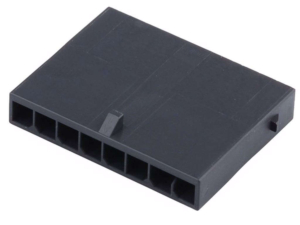 Micro-Fit+ Plug Housing, Single Row, 8 Circuits, UL 94V-0, Free Hanging, Glow-Wire Capable, Black for sale