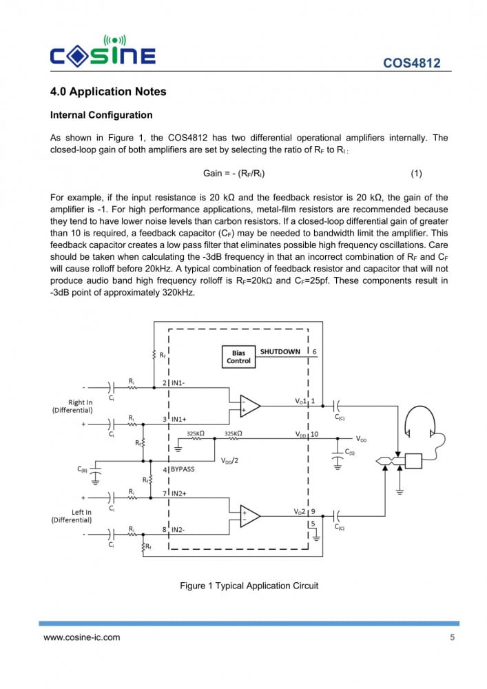 COS4812 datasheet page 5