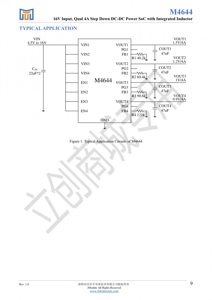 M4644DBGH-T datasheet page 9