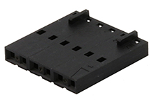 SL Crimp Housing, Single Row, Version D, Back Ribs, 19 Circuits, Black for sale