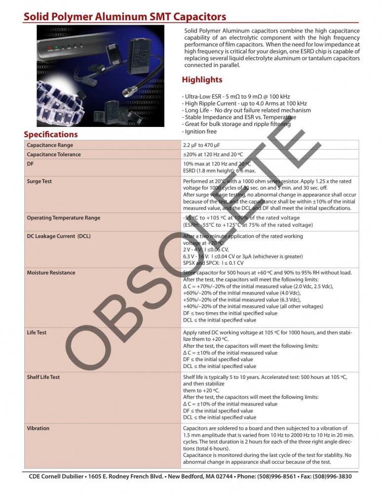 SPA151M04R datasheet page 1
