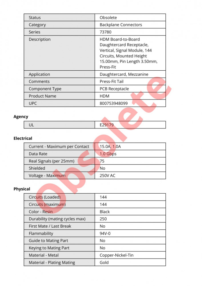 MOLEX 737803155 technical document image 2