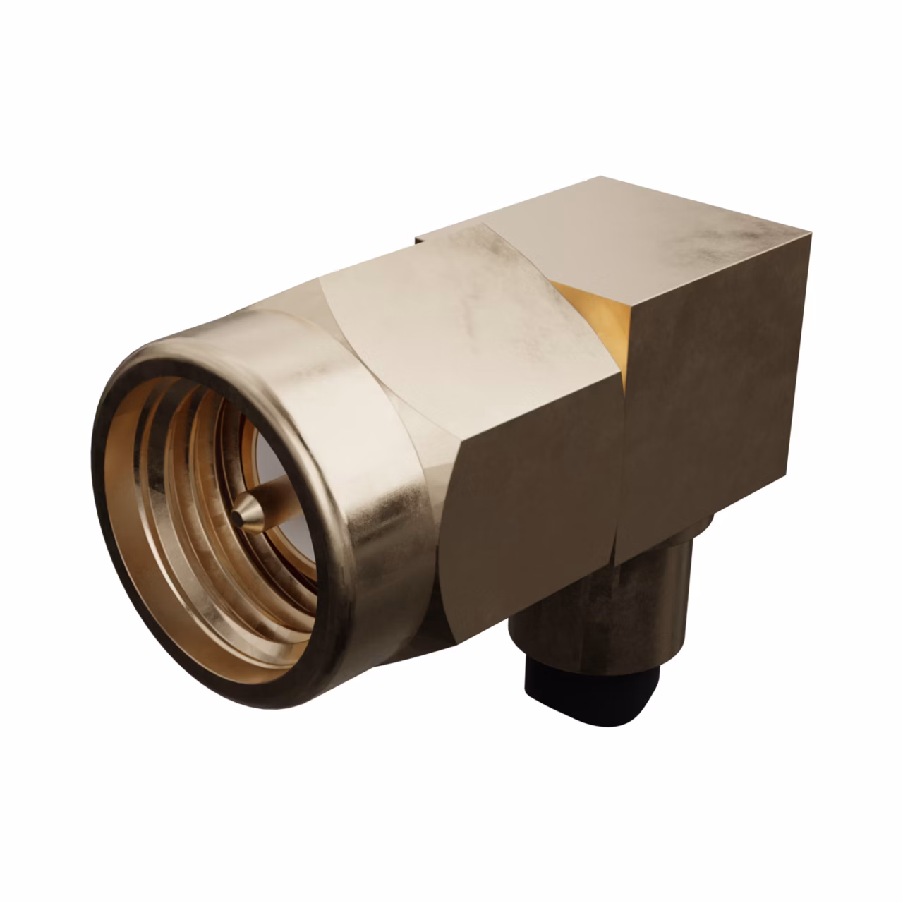 SMA Plug, Right-Angle, Solder, RG-402 (.141