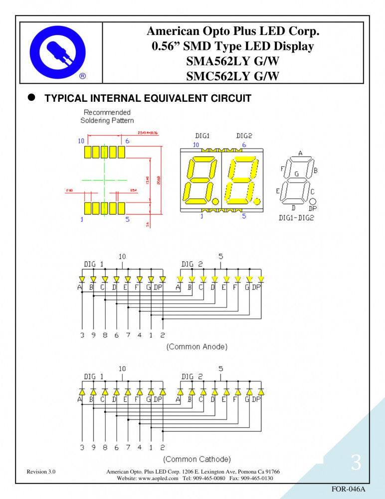 SMA562LY technical document page 3