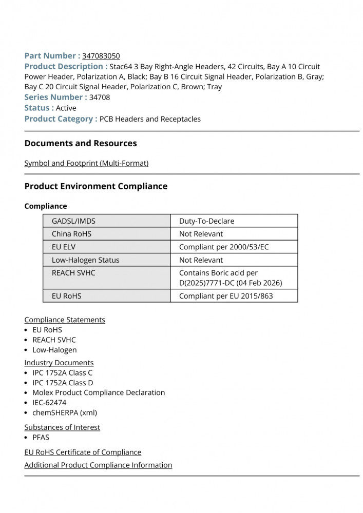 Product document image, page 1