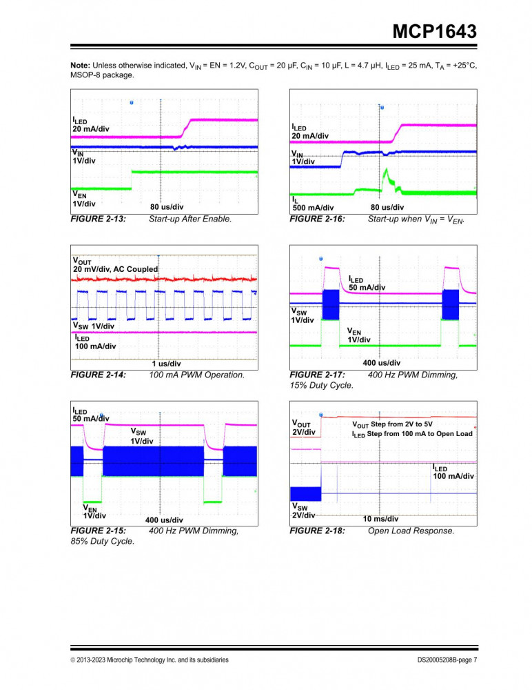 MCP1643 technical document preview, page 7