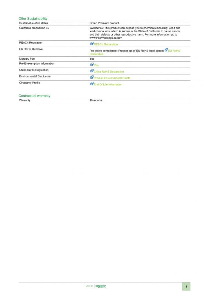 ZBY9W2B330 technical document page 3