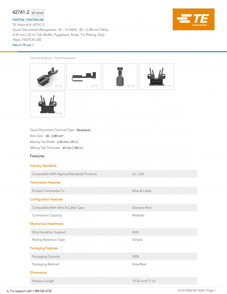 42741-2 technical document page 1