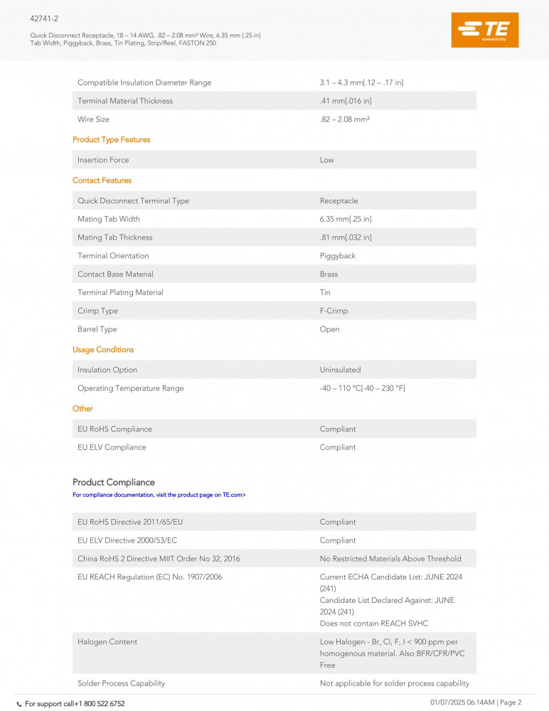 42741-2 technical document page 2