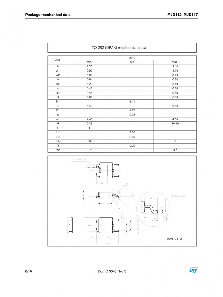 MJD117T4 datasheet page 8