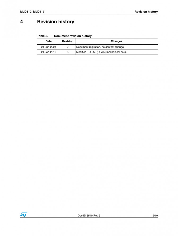 MJD117T4 datasheet page 9