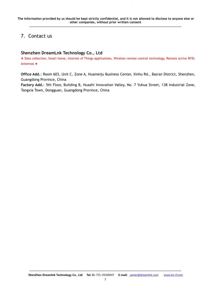 W6-4G product specification page 7