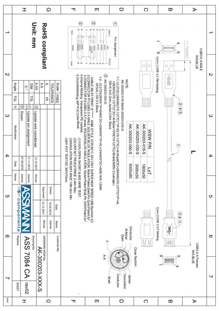 AK-300203-030-S technical drawing preview