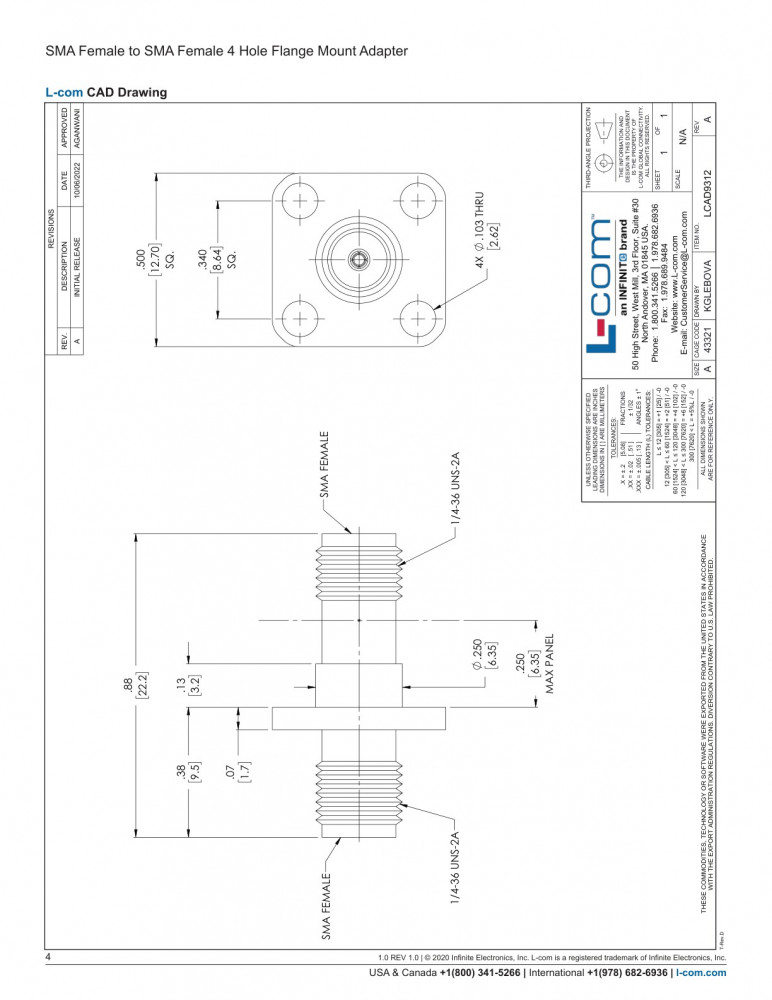 LCAD9312 datasheet page 4