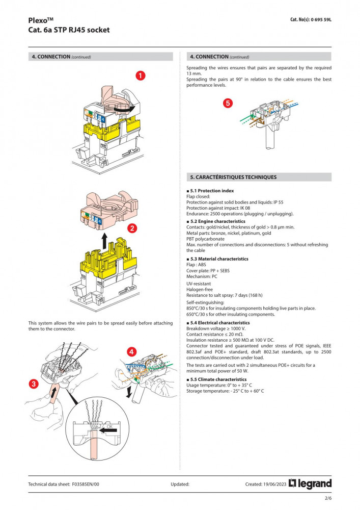 Legrand 069559L technical document page 2