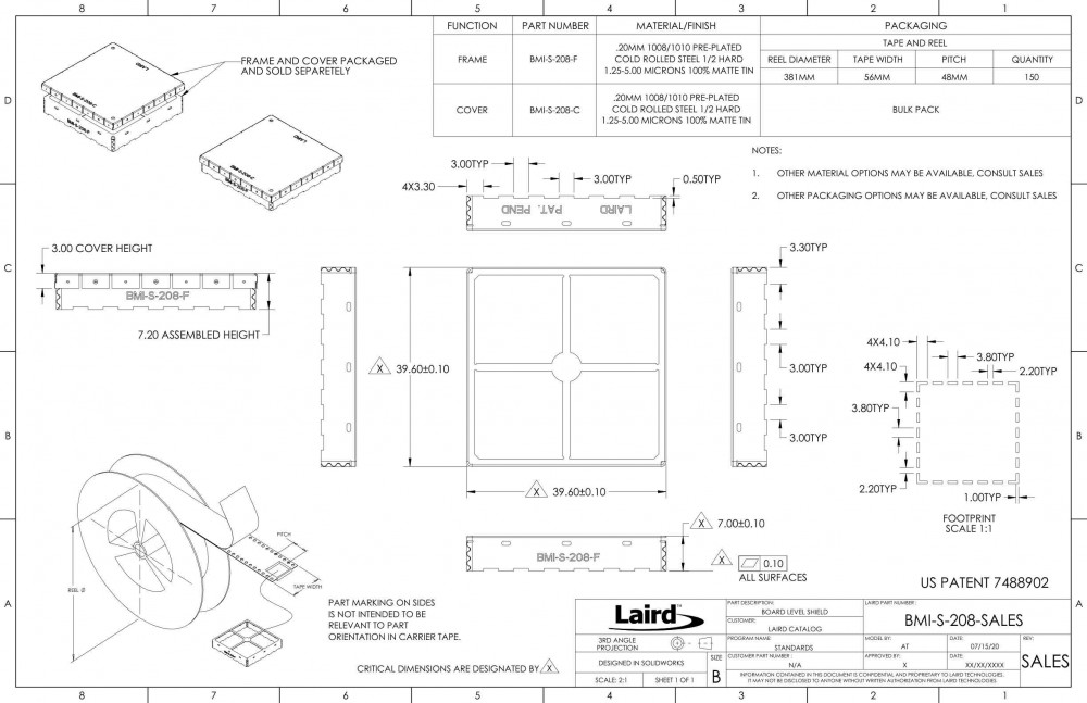 BMI-S-208-F product drawing and technical documentation